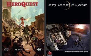 HeroQuest RPG and Eclipse Phase – Andrew J. Luther
